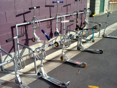 NZ Furniture : Double Tiered Scooter Rack